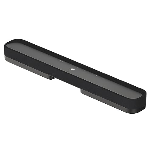 Sennheiser AMBEO Soundbar Mini - Immersive 3D Audio for TV, Movies, and Music - Compact Device with Powerful Adaptive Features, Multiple Connectivity and Intuitive Usage
