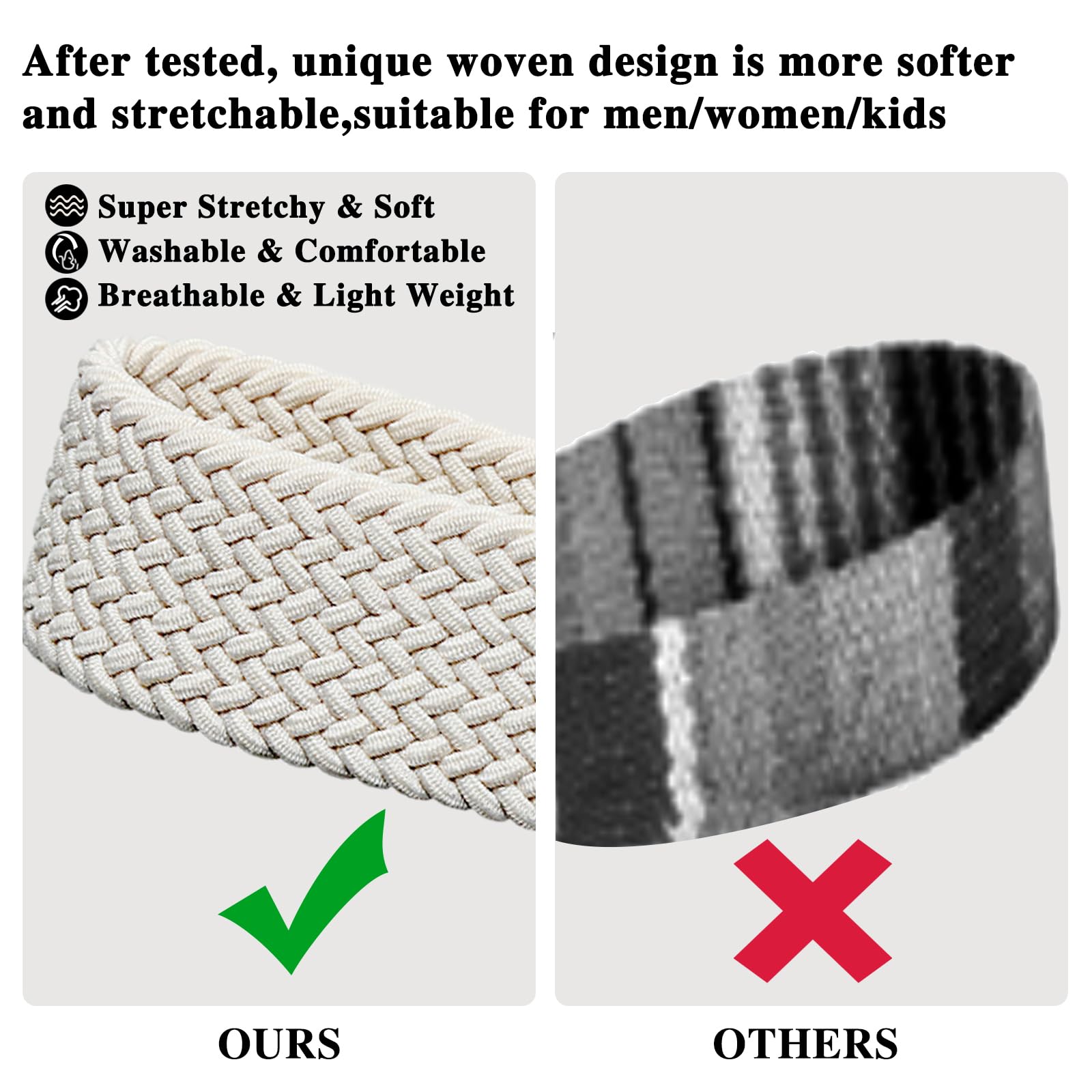 Fishent Stretchy Key Chain, Cute Keychain Wristlet, Woven Wrist Lanyard for Keys, Key Chains for Women Men Car Keys ID Badges Card Wallet Phone