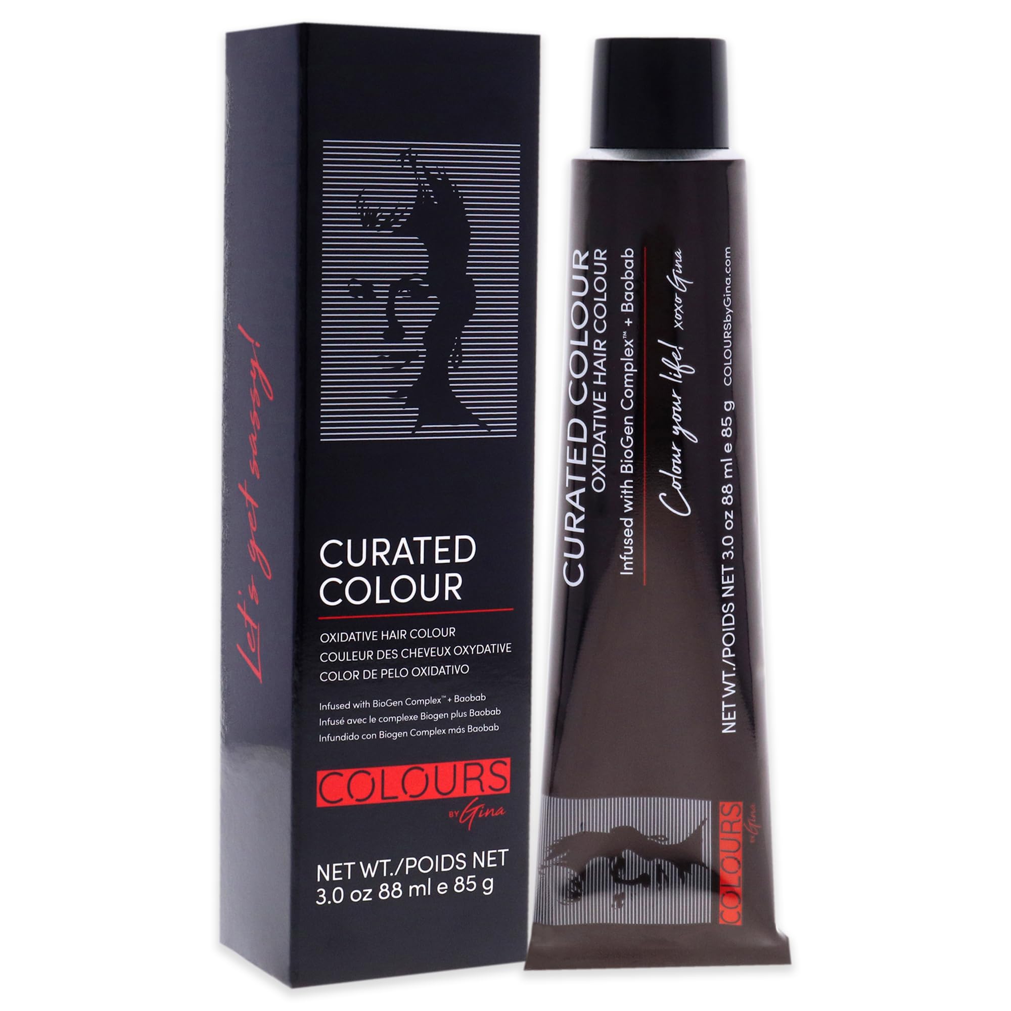 Colours By Gina Curated Colour - 5.66-5RR Intense Light Reddish by Colours By Gina for Unisex - 3 oz Hair Color