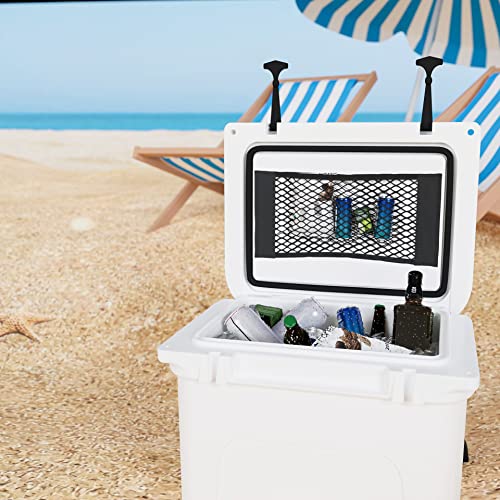 NATIKON Cooler Storage Net Bag High Capacity Nylon Mesh Storage Net Cooler Organizer for Coolers - 2 Pack (Small)