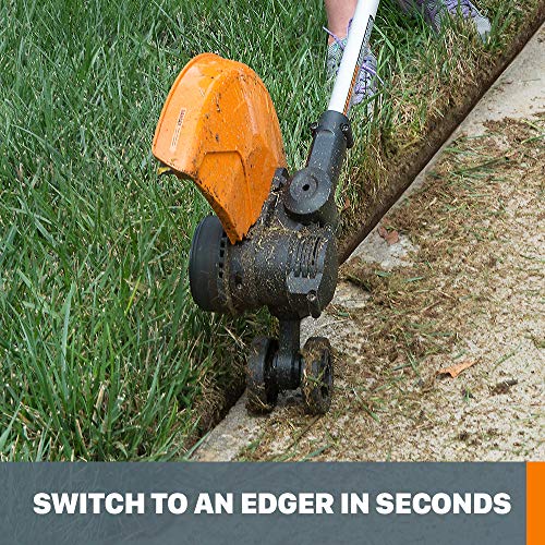 Worx WG184 40V Power Share 13" Cordless String Trimmer & Wheeled Edger (Batteries & Charger Included)