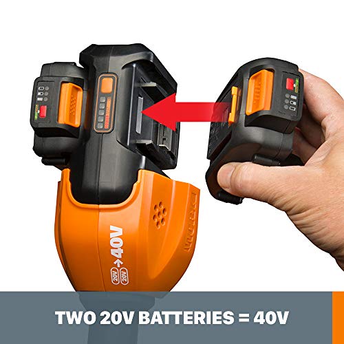 Worx WG184 40V Power Share 13" Cordless String Trimmer & Wheeled Edger (Batteries & Charger Included)
