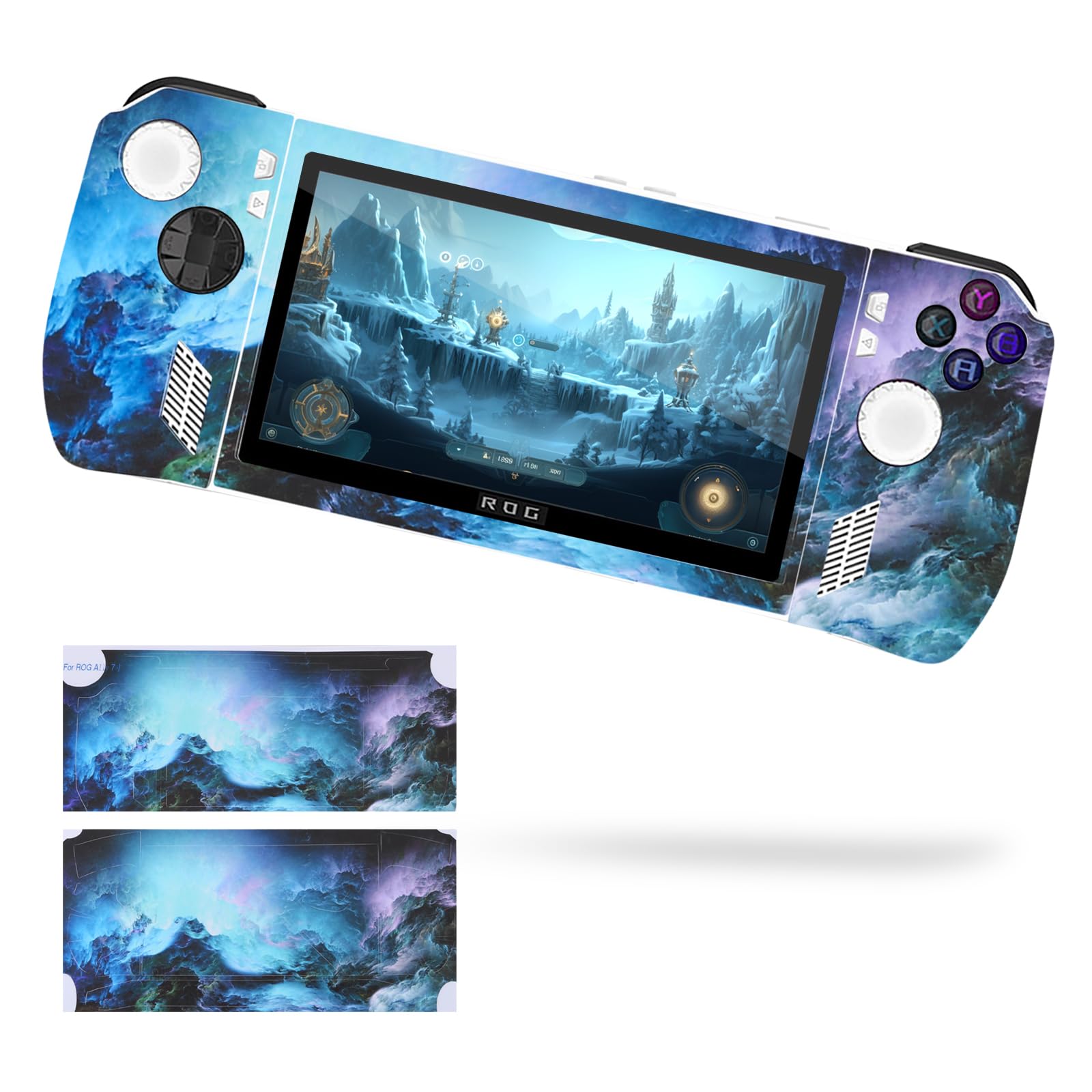 LUPAPA Protective Skin Decal for ROG Ally, Custom Stickers Vinyl Wraps for ROG Ally Gaming Handheld, 2023 New Game Console Sticker Skin