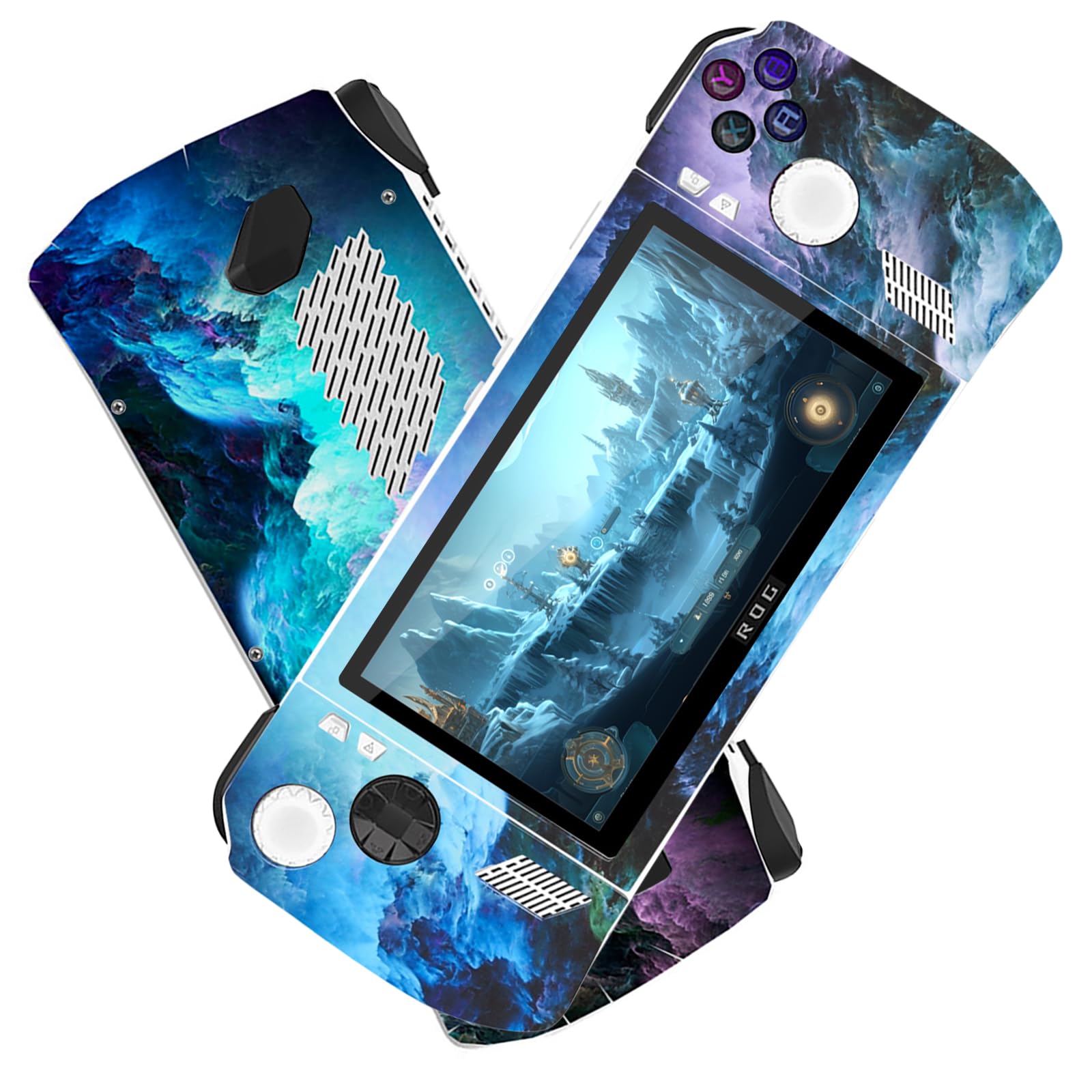 LUPAPA Protective Skin Decal for ROG Ally, Custom Stickers Vinyl Wraps for ROG Ally Gaming Handheld, 2023 New Game Console Sticker Skin