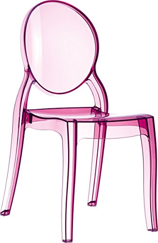 Compamia Elizabeth Polycarbonate Patio Dining Chair in Pink (Set of 2)