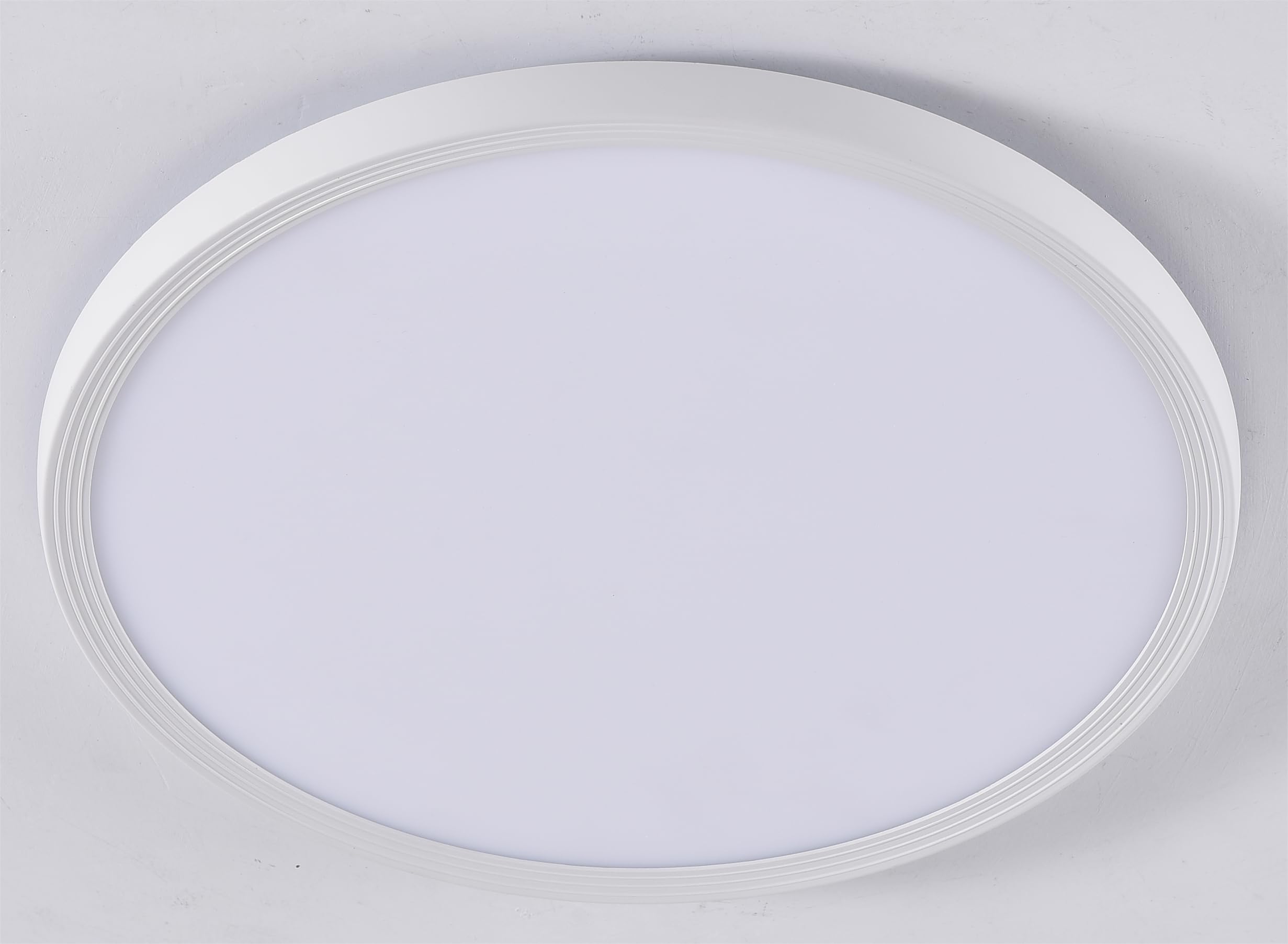 12 Inch Flush Mount Ceiling Light with Remote 28W 3000lm Led Ceiling Light Dimmable 3 Color Adjustable Modern Light Fixture Ceiling with Backlight, Night Light and Timer Ultra-Thin Close to Ceiling