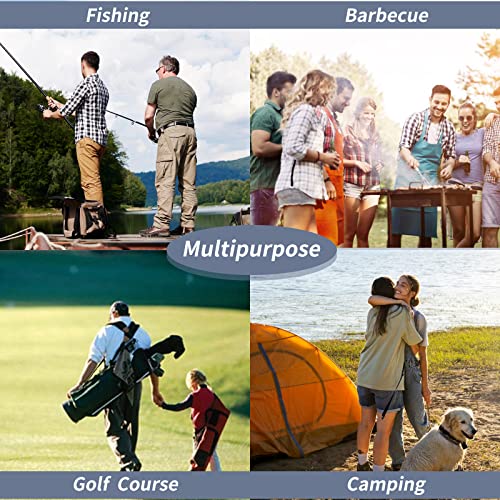 Beer Sleeve for Golf Bag,WITSTEP Long Tube Holder for Cans Beer Sling Cooler Bag,Holds 7 Cans Insulated Beer Sleeve Keeps Beverage Cold Fits in Most Golf Bags ,Ideal Golf Accessories for Men