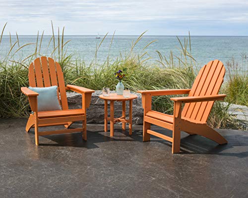 POLYWOOD Vineyard Adirondack Chair, Slate Grey