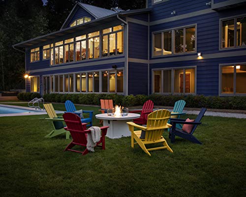 POLYWOOD Vineyard Adirondack Chair, Slate Grey