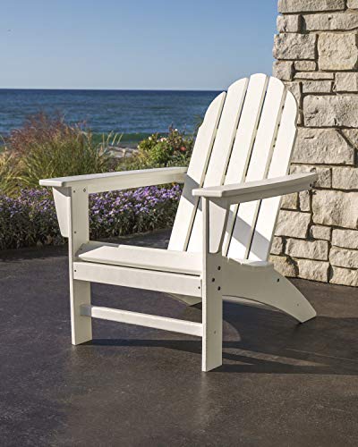 POLYWOOD Vineyard Adirondack Chair, Slate Grey