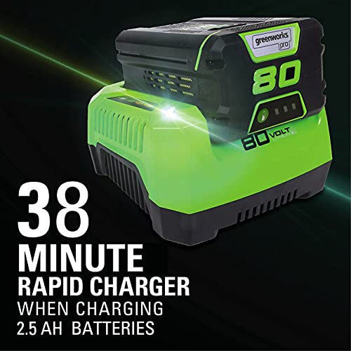 Greenworks PRO 80V 2.5Ah Lithium-Ion Battery (Genuine Greenworks Battery)