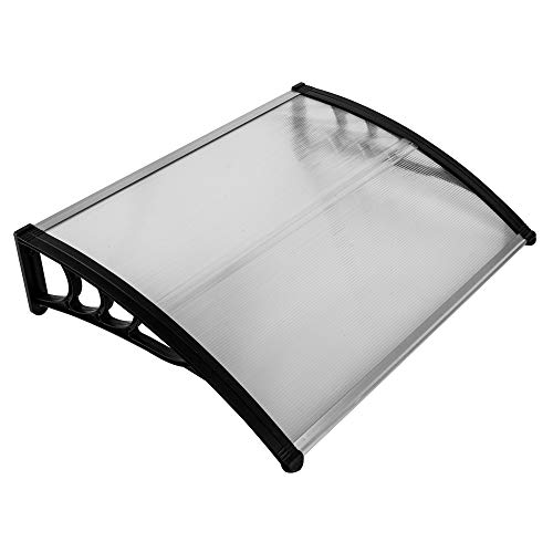 Window Awning Door Canopy, Modern Polycarbonate Front Door Canopy, Patio Awning Canopy Window Door Cover for Rain Snow Sunlight Protection Hollow Sheet