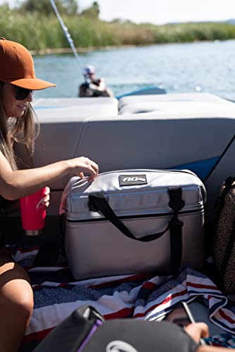 AO Coolers Carbon Soft Cooler with High-Density Insulation, Black, 36-Can