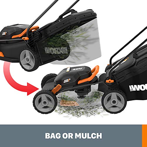 Worx WG743 40V Power Share 4.0Ah 17" Cordless Lawn Mower (Batteries & Charger Included)
