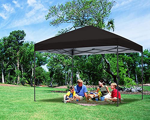 ABCCANOPY Durable Easy Pop up Canopy Tent 10x10, Black