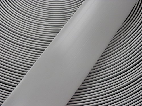 Gray 2" Wide 20' Length Chair Vinyl Strap Strapping for Patio Lawn Garden Outdoor Furniture Matte Finish Color