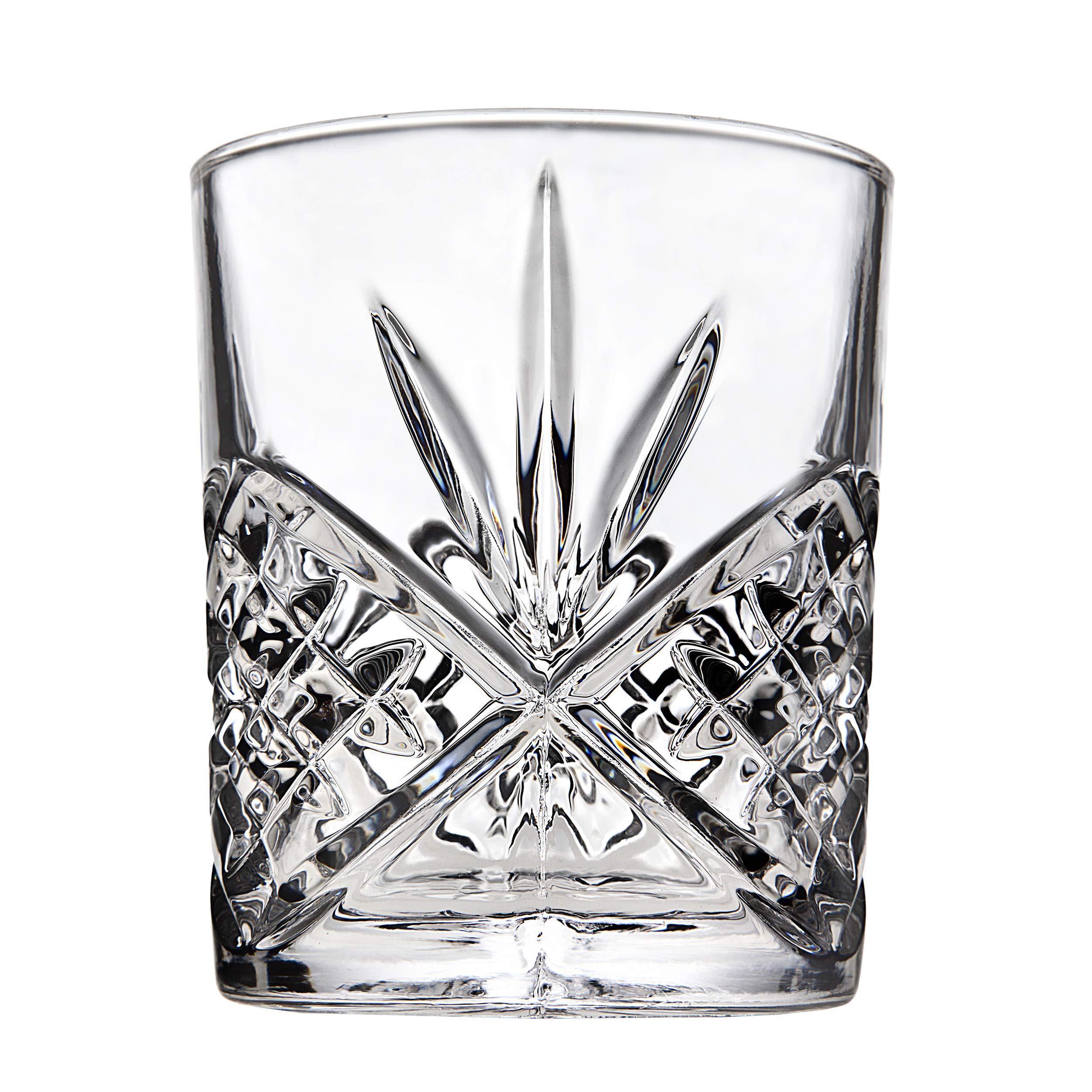 Godinger Dublin Double Old Fashioned Glasses, 11oz, Set of 4