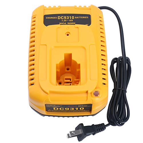 Biswaye 18V XRP Battery Charger Compatible with DEWALT 7.2V-18V NiCd NiMh Battery DC9096 DC9098 DC9099 DW9099 DW9072 DW9057 DW9091 DW9094 DC9071 DW9062 DC9091, DC9310