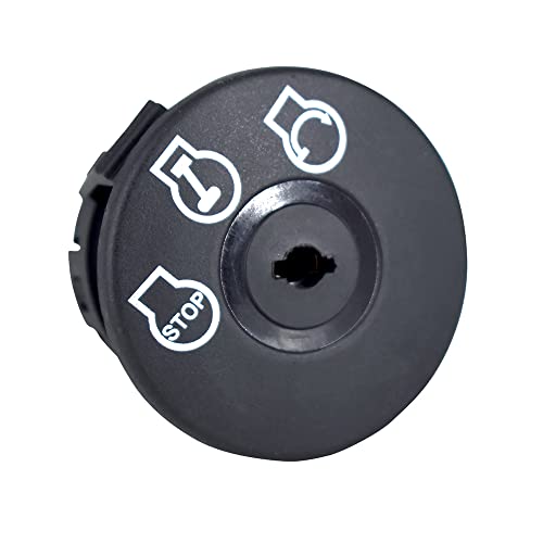 Ignition Starter Switch with Keys 3 Position Fits for AYP Bad Boy Cub Cadet Husqvarna Delta John Deere MTD John Deere Replaces 725-04228 925-04228 92504228 AM133596 583070001