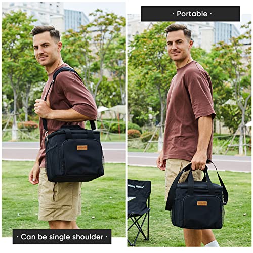 EastMayPoc Lunch Bag for Men - 24L Insulated Lunch Bag, Versatile for Work, Gatherings, Beach - Waterproof, Leak-proof, Sturdy Zipper - Includes Shoulder Strap - Holds 24 Cans