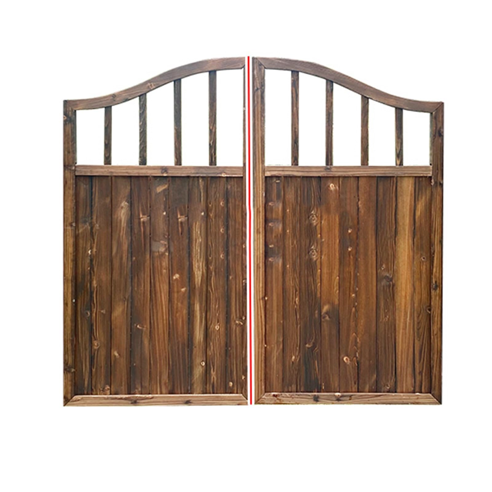 XLIHAWY Outdoor Garden Gates, with Stainless Steel Hinges Butler Gate, Anti-Aging Wood Fence Partition Door for Patio Deck (Color : A, Size : 43x45in)