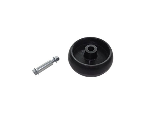 Kumar Bros USA New Four (4) Deck Wheels W/Bolt & Nut for John Deere D140 D150 5 D160 D170