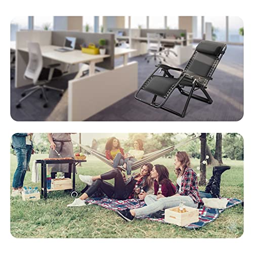 ABaippj Padded Zero Gravity Lounge Chair Patio Adjustable Reclining for Outdoor Yard Porch