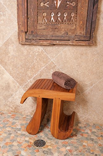 AquaTeak Patented Pi-Shaped Teak Bench