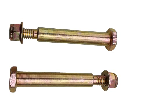 shiosheng 2PCS New Replacement Deck Wheel Bolts with Lock Nuts for Cub Cadet 137644 184219 193406 738-3056 938-3056 73930600