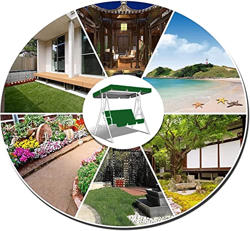 Universal Replacement Canopy for Garden Swing Chair,Swing Chair Cover Outdoor Waterproof Swing Cover Replacement for Garden Swing Hammock Outdoor