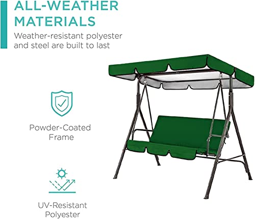 Universal Replacement Canopy for Garden Swing Chair,Swing Chair Cover Outdoor Waterproof Swing Cover Replacement for Garden Swing Hammock Outdoor