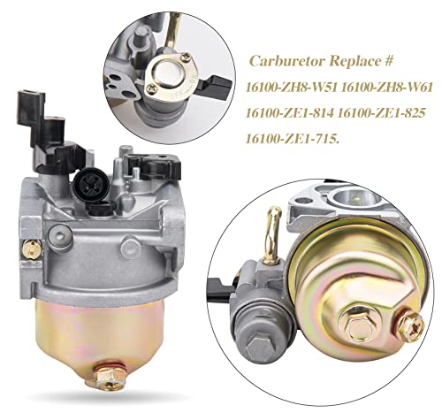 Gx160 Carburetor GX200 Carb Compatible with Honda GX120 GX160 GX200 5.5HP 6.5 HP Small Engine GX160 Carb Replace Part 16100-ZH8-W61