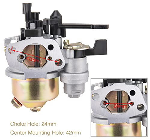 Gx160 Carburetor GX200 Carb Compatible with Honda GX120 GX160 GX200 5.5HP 6.5 HP Small Engine GX160 Carb Replace Part 16100-ZH8-W61
