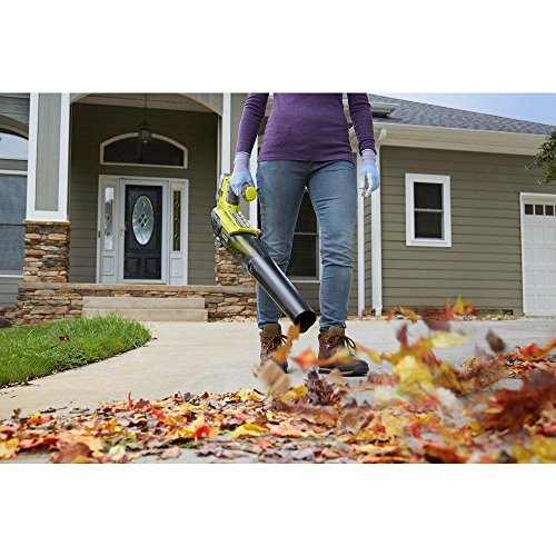 Ryobi P2108A ONE+ 100 mph 280 CFM 18-Volt Lithium-Ion Cordless Jet Fan Blower - Battery and Charger Not Included (Renewed)