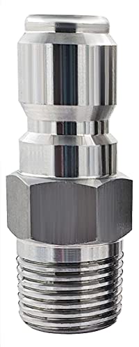 Ultimate Washer 18717 Pressure Washers Stainless Male Nipple, 3/8-Inch, 2-Pack, Replaces Legacy 89222220