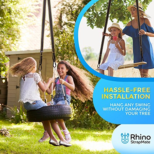 Tree Swing Strap Hanging Kit β 10ft Strap, Holds 2800 lbs (SGS Certified), Fast & Easy Way to Hang Any Swing