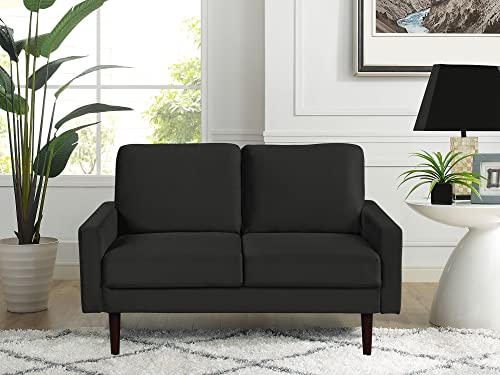 LifeStyle Solutions Morgan Loveseat, Black