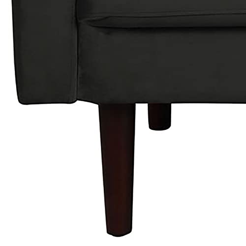 LifeStyle Solutions Morgan Loveseat, Black