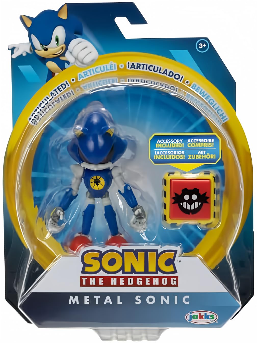 Sonic The Hedgehog 4" Articulated Action Figure Collection (Choose Figure) (Metal Sonic)