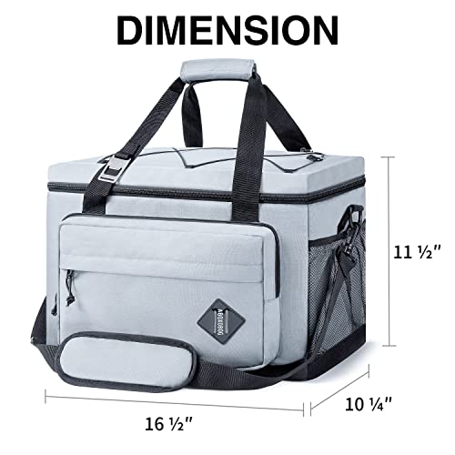 Soft Cooler Bag 48-Can Insulated Soft Cooler Large Collapsible Cooler Bag 35L Lunch Coolers for Picnic, Beach, Work, Trip