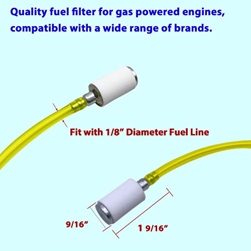 Fuel Filter for Chainsaw Trimmers Blower Edger Compatible with Husqvarna Replace Part 530095646
