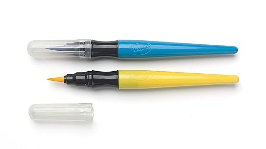 Crayola Brush Pens Painting Supplies, Art Supplies, Paint Set, 5 Count