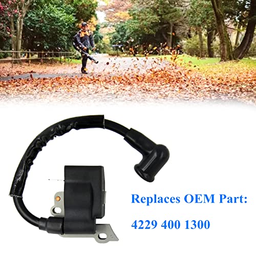 AILEETE 4229 400 1300 Ignition Coil for Stihl BG55 BG65 BG85 BG45 BG46 BR45 SH55 SH85 Leaf Blowers