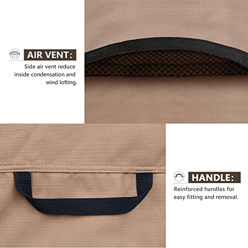 ULTCOVER Waterproof Square Air Conditioner Cover for Outside AC Units Size Upto 30 x 30 inch