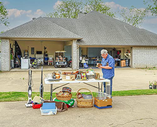 ABCCANOPY 60x 30 Inches Plastic Folding Picnic Table
