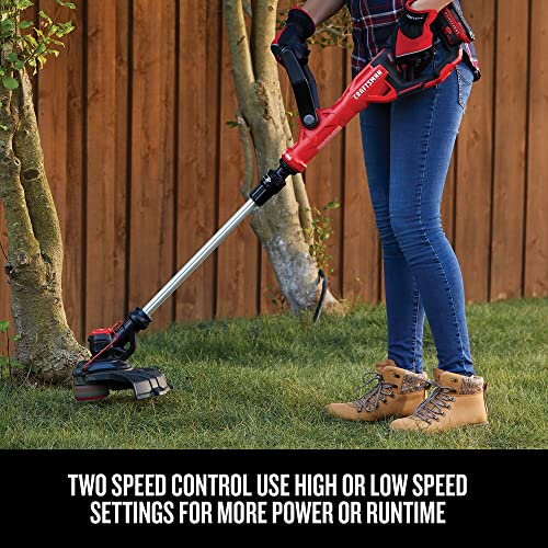 CRAFTSMAN 20V MAX WEEDWACKER String Trimmer and Leaf Blower Combo Kit, Battery and Charger Included (CMCK197M1 )
