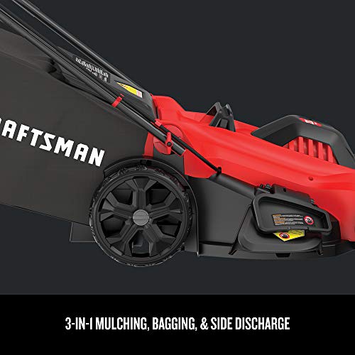 CRAFTSMAN Electric Lawn Mower, 20-Inch, Corded, 13-Ah (CMEMW213)
