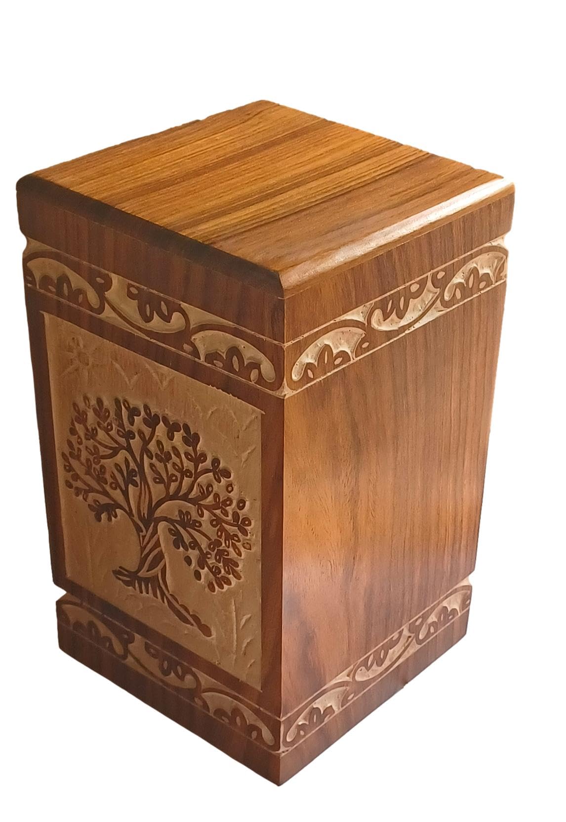 TOSQP27 Cremation Urn for Human Ashes Female Male Adult Funeral Burial Urns Men Women Child, Pets Cat Dog Decorative Memorial