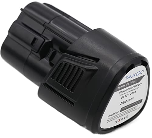 TAKOCI 12V Replacement Battery for Craftsman Nextec, 9-11221, 11221, fit Part No 320.11221, 2000mAh