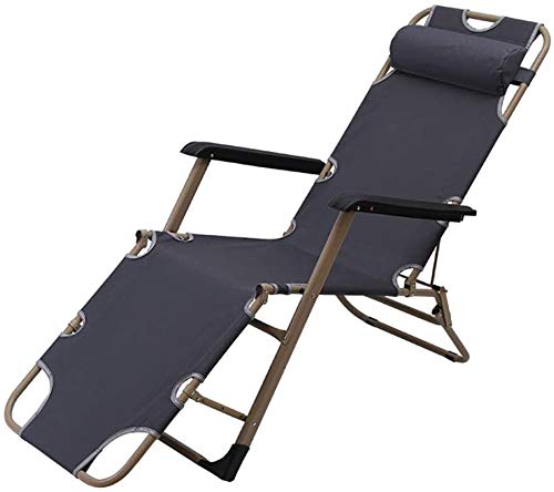 XZGDEN Lightweight Leisure Lounger Portable Metal ReclinerHousehold Office Garden Patio Beach Camping Lounger Chairs